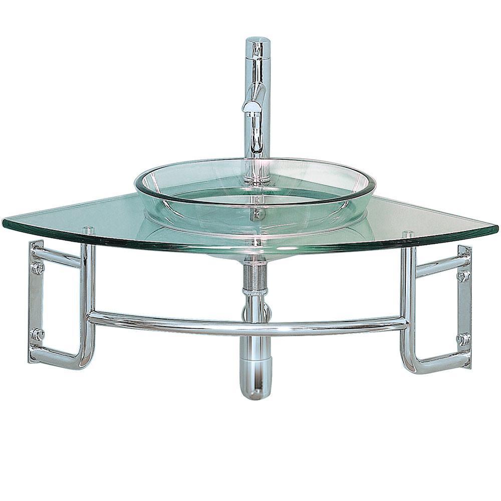 Glass Corner Wash Hand basin - ASL Trading